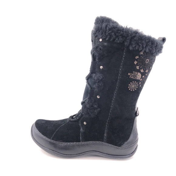 The North Face | Shoes | The North Face Abby Iii Black Leather Winter ...